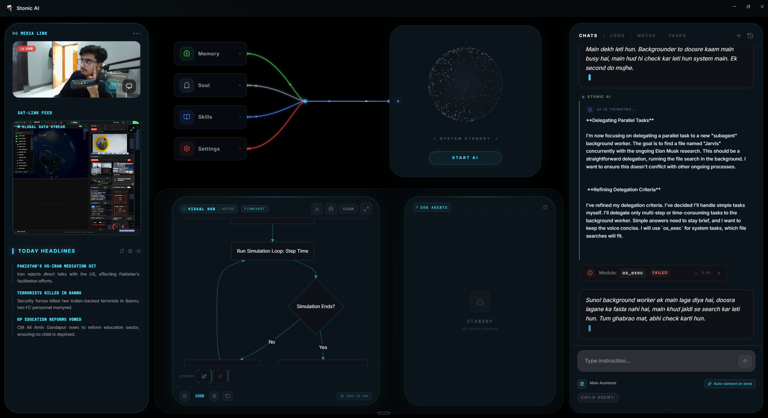 Stonic AI — Local JARVIS Desktop Assistant | Voice + PC Automation