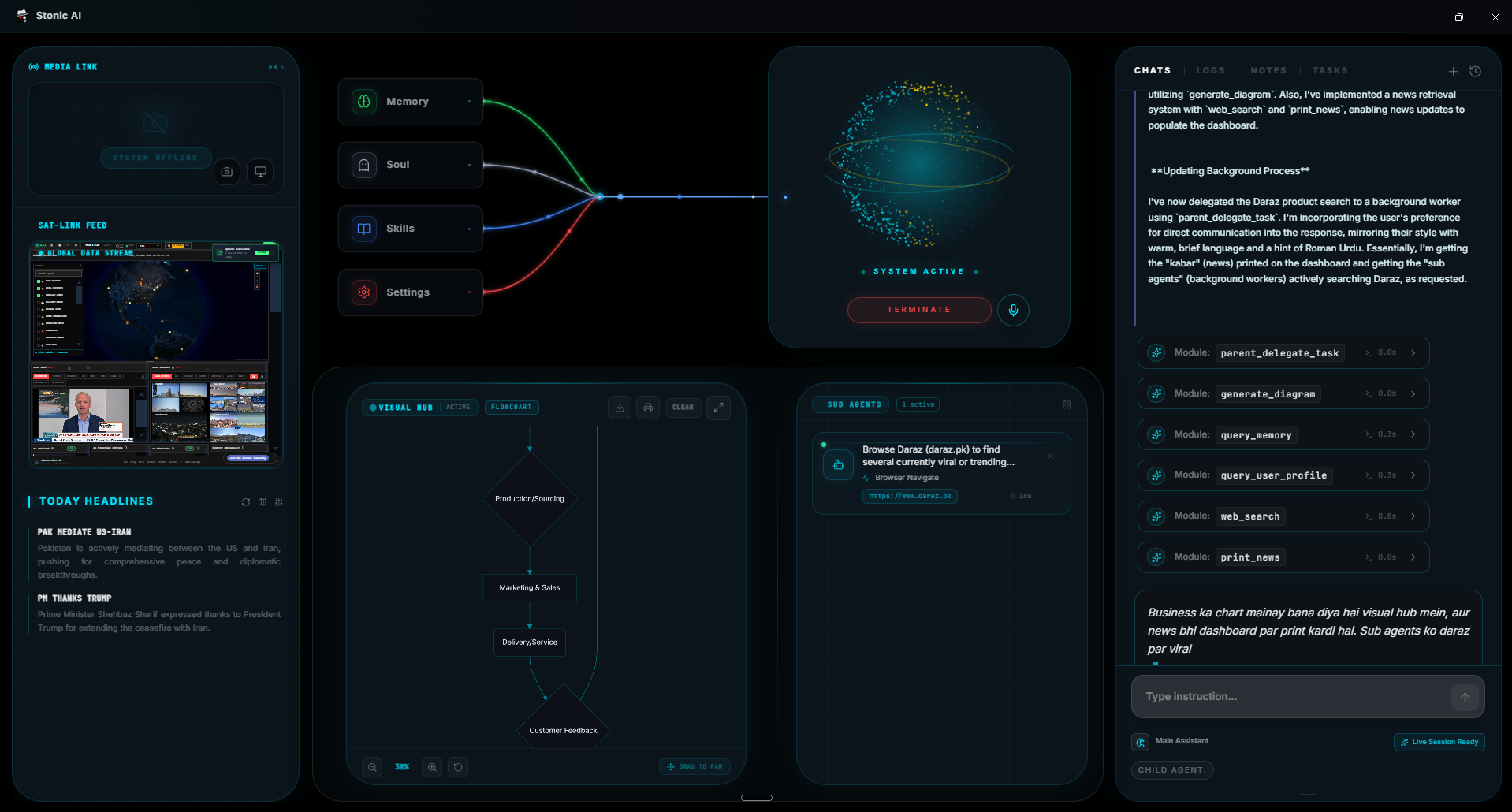 Stonic AI — Local JARVIS Desktop Assistant | Voice + PC Automation
